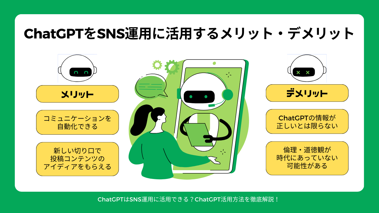 ChatGPTはSNS運用に活用できる？ChatGPT活用方法を徹底解説！